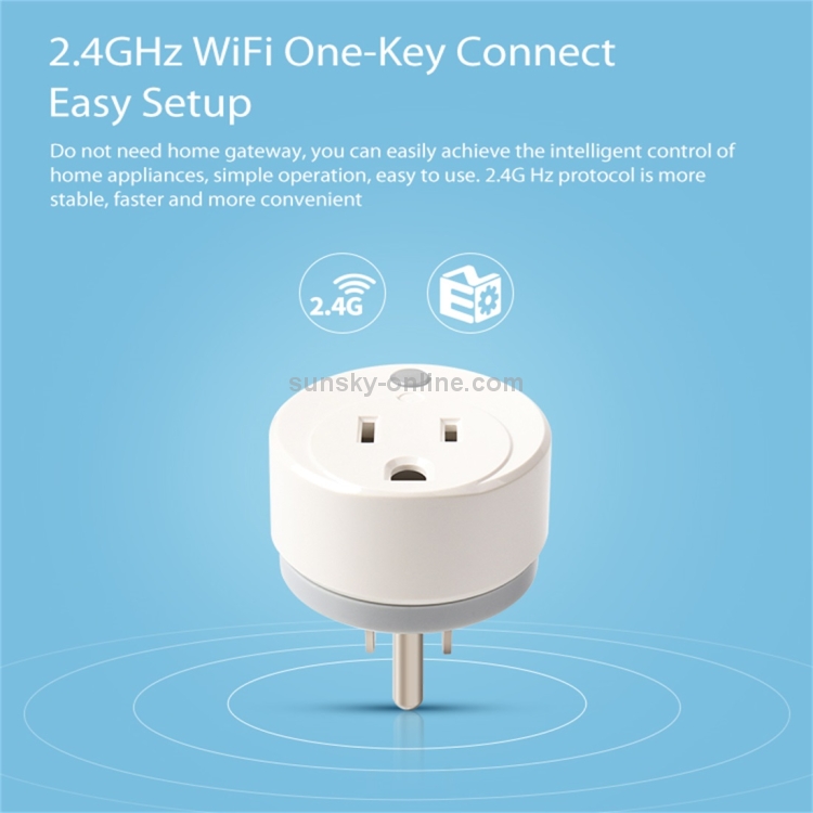 Neo Nas Wr02w Wifi Us 스마트 전원 플러그 앱 및 타이밍 기능을 통한 원격 제어 기기 전원 켜기 끄기