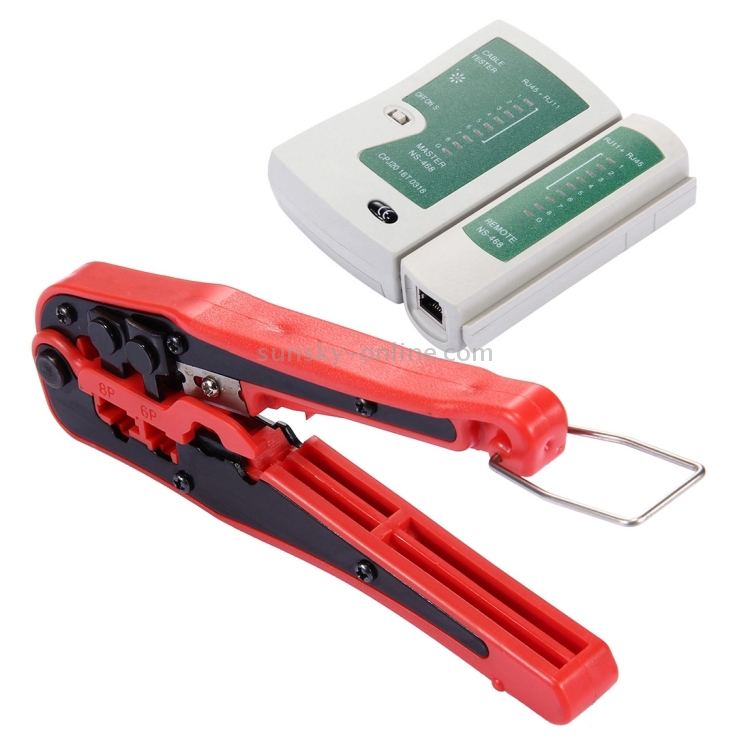 WLXY 4 in 1 Portable Crimping Stripper Punch Down Wire Line Detector ...