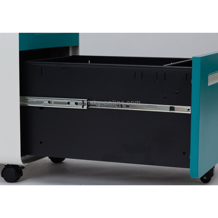 [US Warehouse] 3-Drawer Mobile File Cabinet Wheel Anti-tilt Mechanism ...