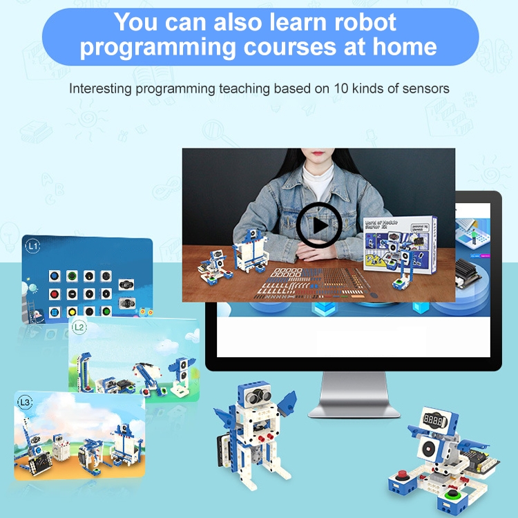 Yahboom 빌딩 블록 센서 모듈 키트 Microbit V2v15 Arduino Uno Raspberry Pi Pico와 호환 가능 Microbit 없음