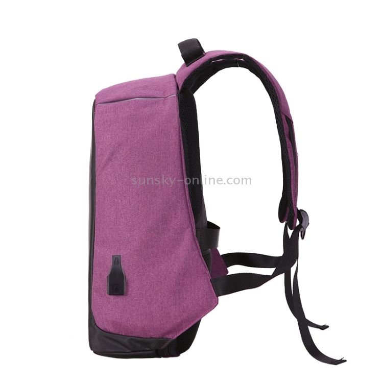 다기능 대용량 여행 도난 방지 보안 캐주얼 배낭 노트북 컴퓨터 가방 남성 여성용 외부 Usb 충전 인터페이스 포함 크기