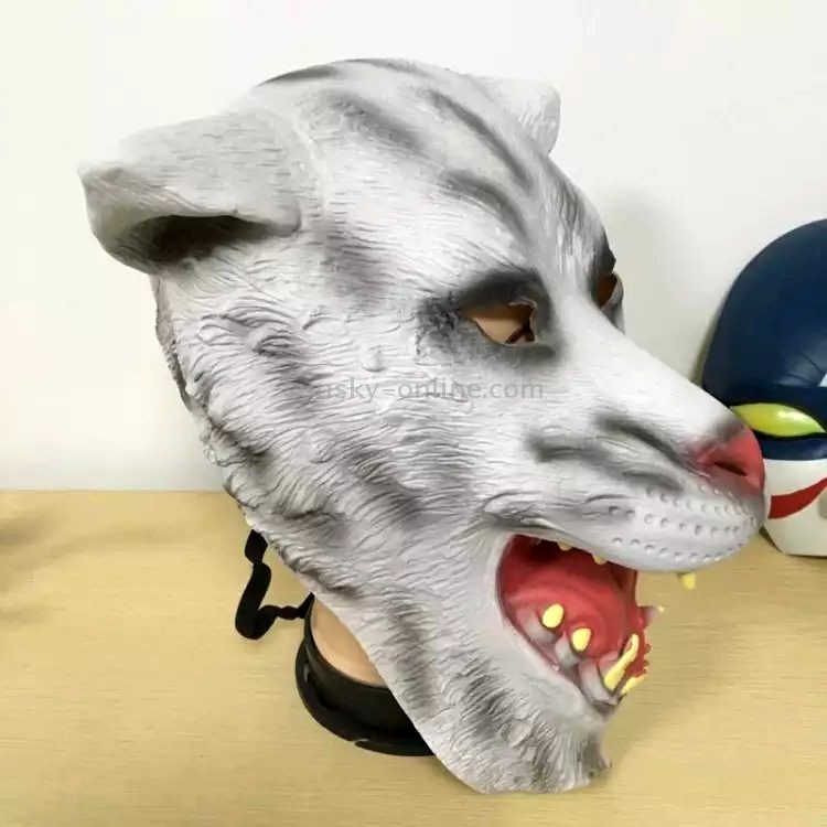 Popular Freak Halloween Mask Masquerade Emulsion Sabre Rattling White ...