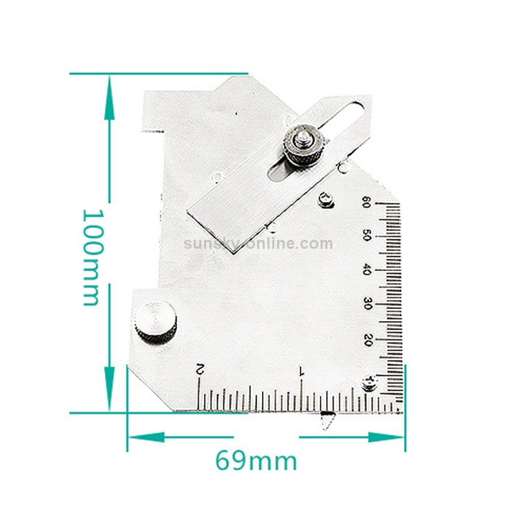 MG-8 Cam-type Stainless Steel Fillet Weld Gauge Multi-function Welding ...