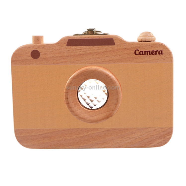 Creative Wooden Children Camera Deciduous Tooth Preservation Box Baby ...