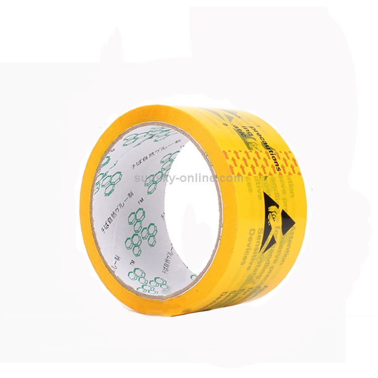 2 볼륨 내구성 정전기 방지 경고 영역 패턴 씰링 테이프 경고 테이프 크기 45m X 48mm