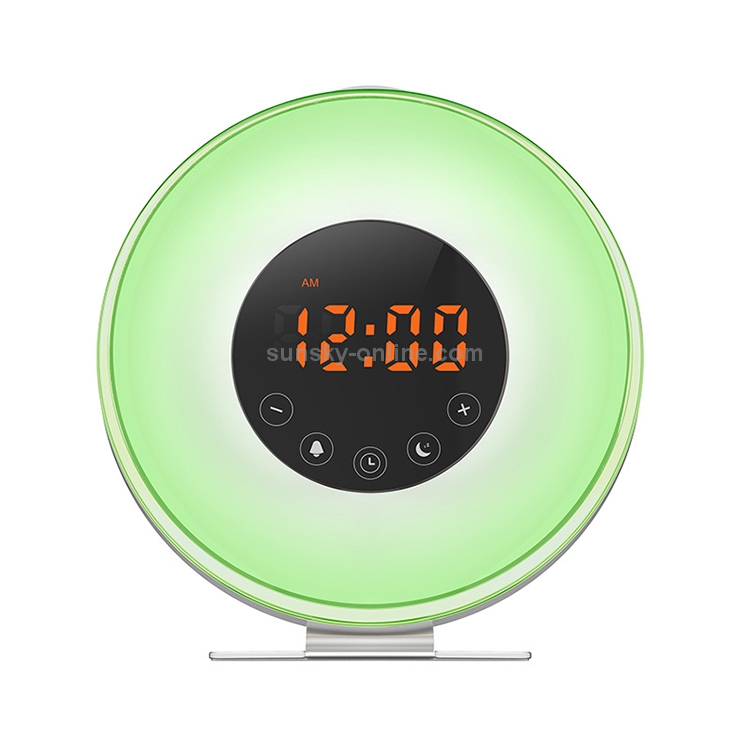 Multi-function Led Touch Intelligent Wake-up Light Alarm Clock with FM ...
