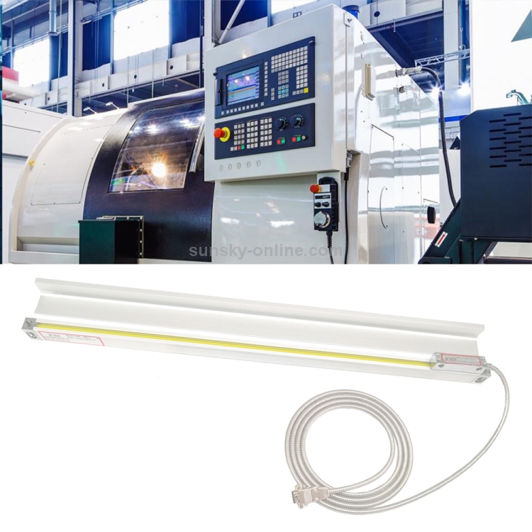 200mm Measuring Range Milling Lathe Digital Readout Encoder Grating ...