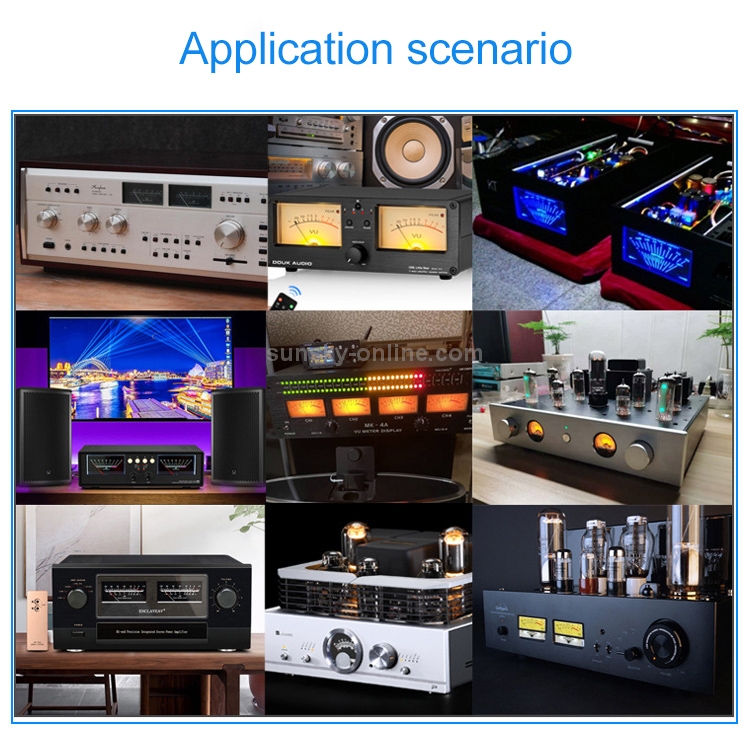 TN-73 High-precision VU Meter DB Power Discharge Flat Meter Mixer Power ...