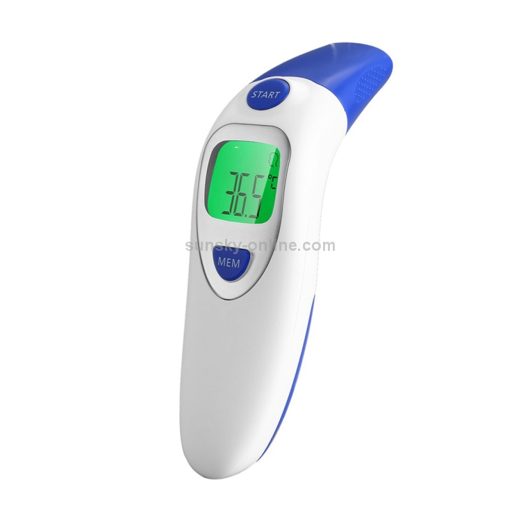 디지털 IR LCD 적외선 듀얼 모드 알람 기능이있는 성인 이마 및 신체 귀 온도계 측정