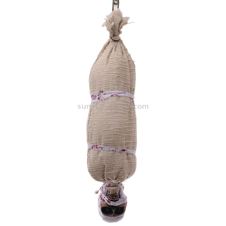 สยองขวัญแขวน Skull Flying Spectre Mummy Ghost พร้อมไฟที่น่ากลัวสำหรับตก ...