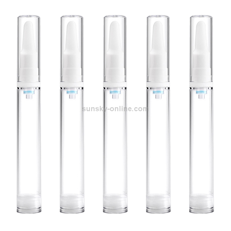 5 PCS Clear Empty Travel Portable Refillable Plastic Pump Bottle ...