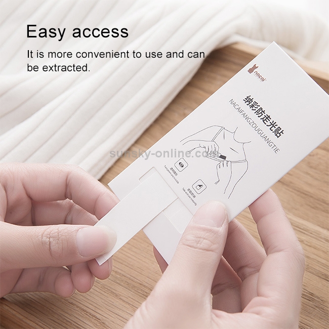 144 PCS / 4 PACK Invisible Anti-light Stickers Shirt Straps Double ...