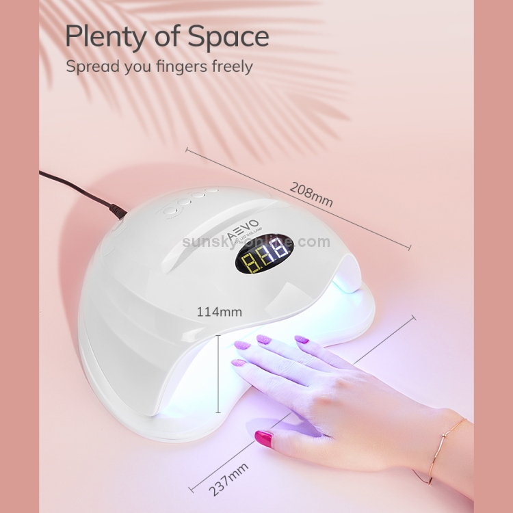 AEVO Smart Sensor Nail Lamp เครื่องอบเล็บ UV 36 Leds เครื่องทำเล็บปลั๊ก EU