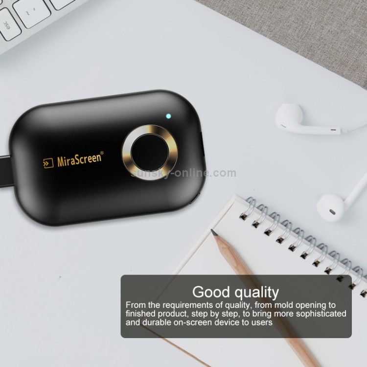 MiraScreen G9 Wireless Display Dongle 2.4G WiFi Dual Core 4K HDMI TV ...