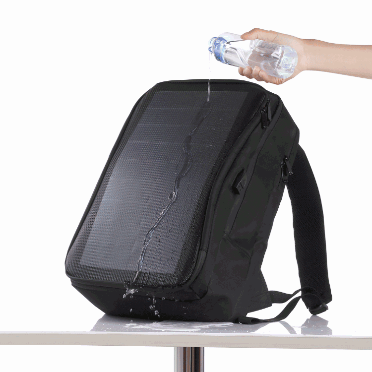 HAWEEL Flexible Solar Panel 12W Power Backpack Laptop Bag with Handle ...