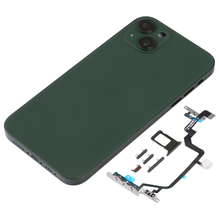 ฝาครอบด้านหลังพร้อมรูปลักษณ์เลียนแบบของ iP14 สำหรับ iPhone XR (สีเขียว)