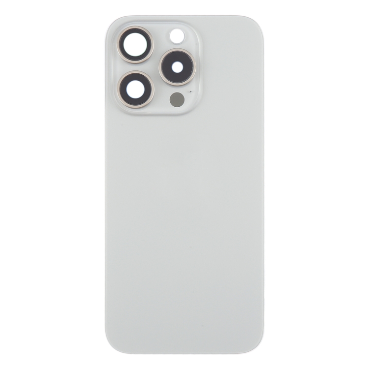 Iphone 15 Pro용 카메라 렌즈 커버가 포함된 배터리 뒷면 커버 Magsafe 자석 티타늄