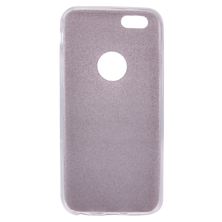 For iPhone 6 & 6s Glitter Powder Soft TPU Protective Cover Case (Rose Gold)