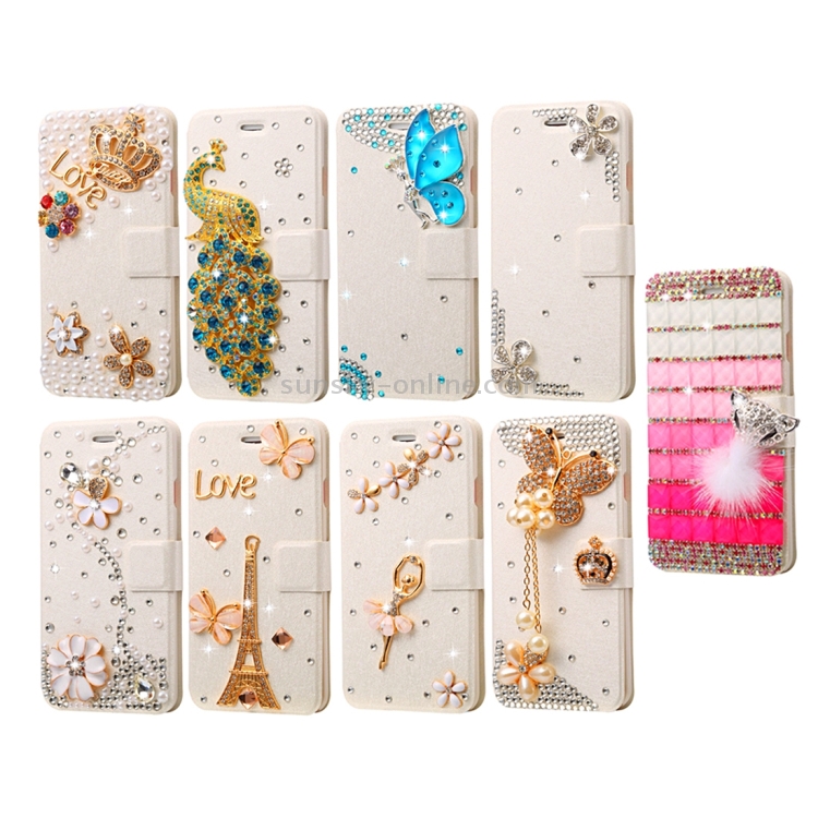 Fevelove for iPhone 6 & 6s Diamond Encrusted Jewel Fox Pattern ...