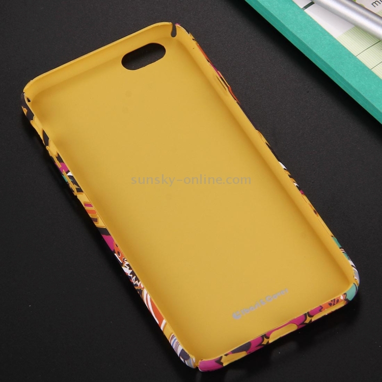 For iPhone 6 & 6s National Style Flower Pattern PC Protective Case