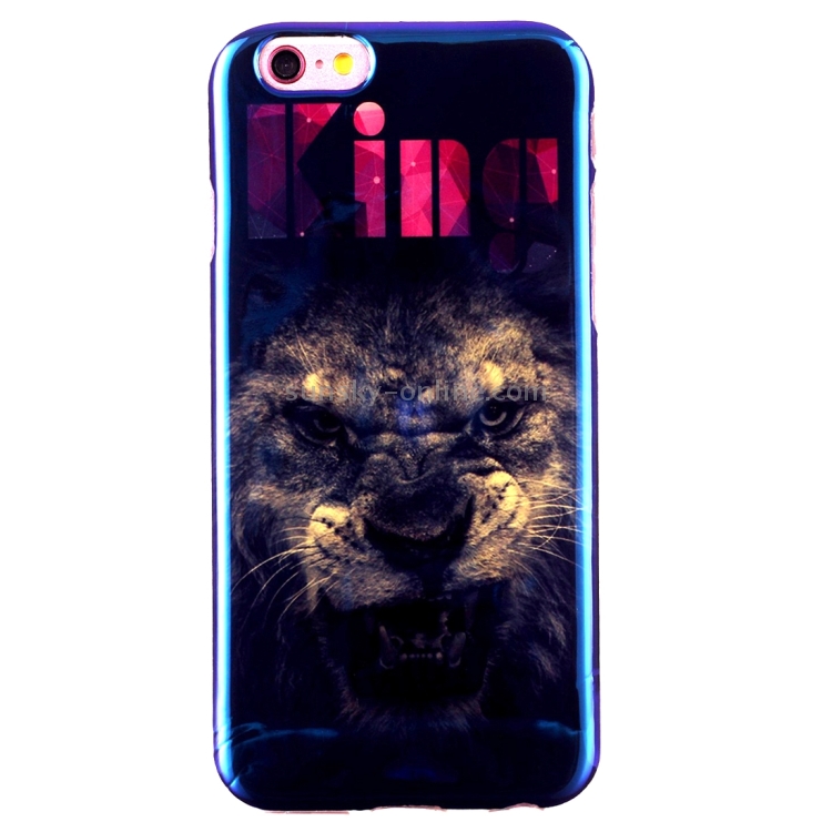 For iPhone 6 & 6s IMD The Lion King Pattern Blu-ray Soft TPU Protective ...