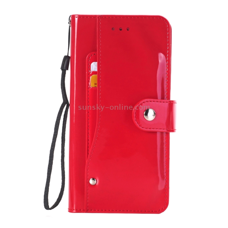 For iPhone 6 Plus Horizontal Flip TPU + PU Leather Case with Holder ...