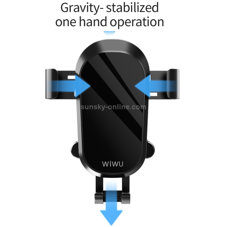 WIWU PL400 Lightweight Design Mini Car Gravity Mobile Phone Holder Bracket