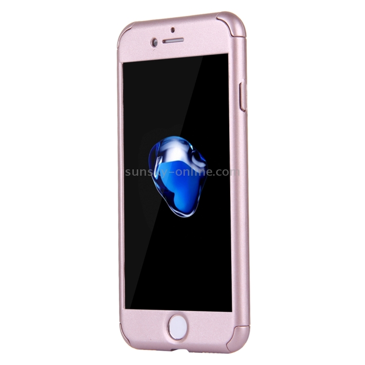 2 in 1 for iPhone 8 & 7 360 Degrees Full Coverage Protection Hard PC ...