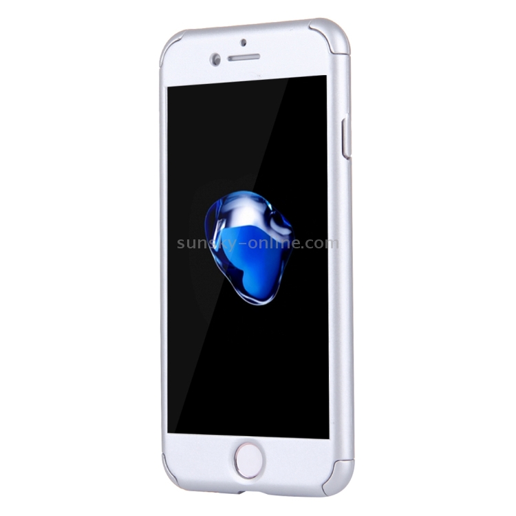 2 in 1 for iPhone 8 & 7 360 Degrees Full Coverage Protection Hard PC ...