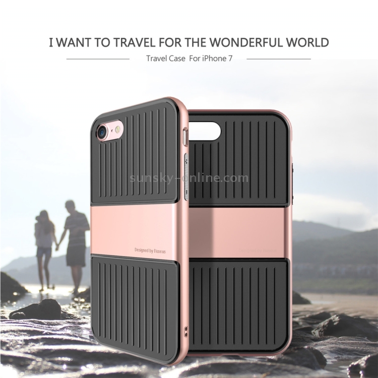 Baseus For iPhone 8 & 7 Separable PC + TPU Combination Travel Back ...