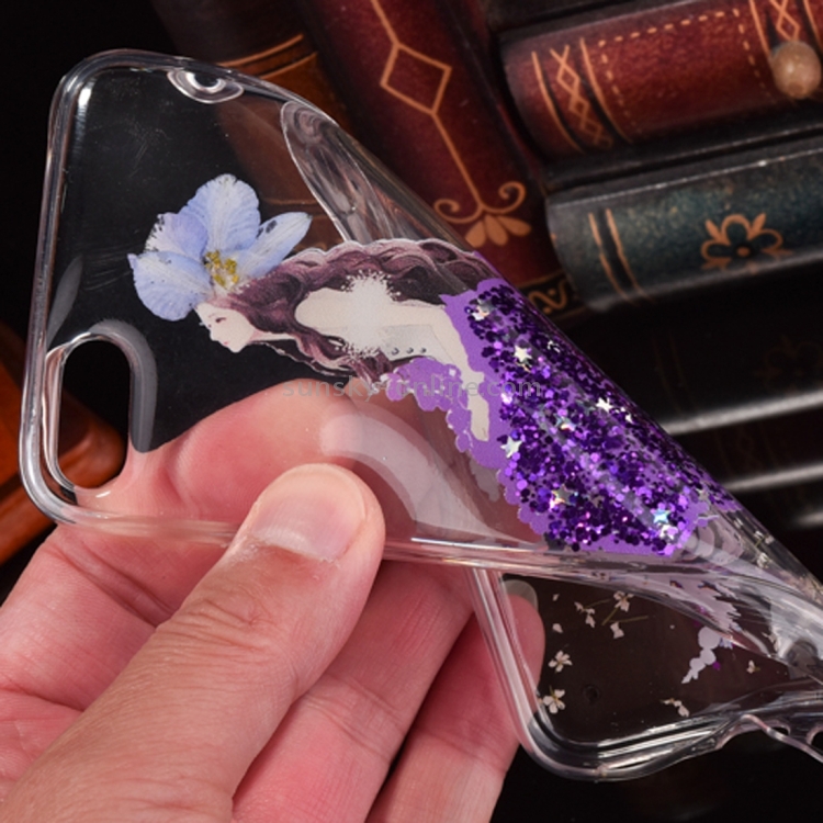 For iPhone 8 & 7 Epoxy Dripping Pressed Real Dried Flower Glitter ...