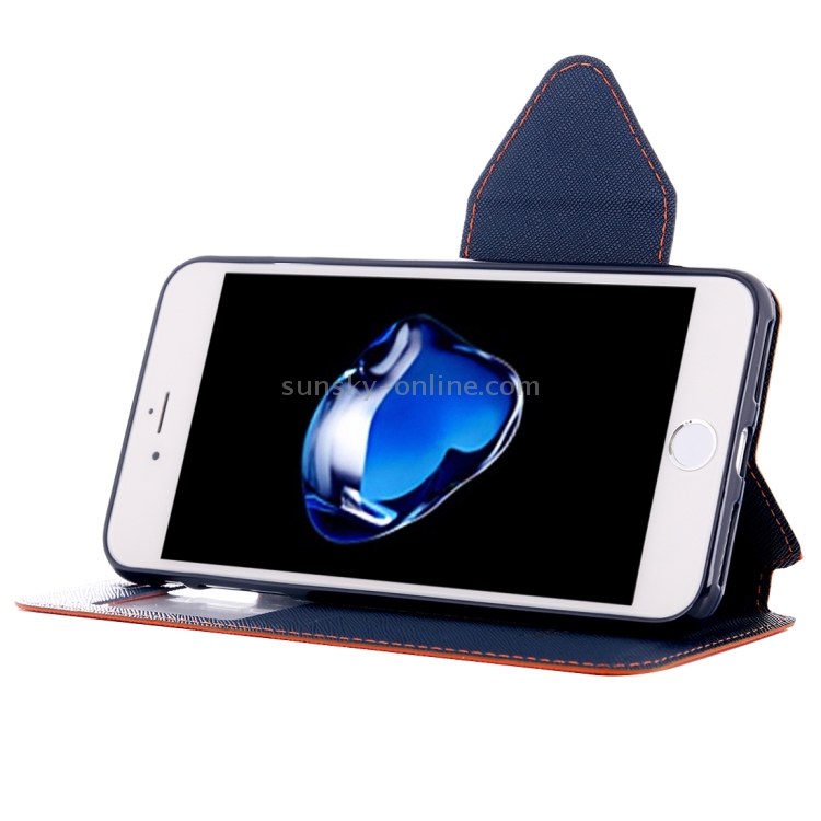 For iPhone 8 & 7 Cross Texture Horizontal Flip Leather Case with Call ...