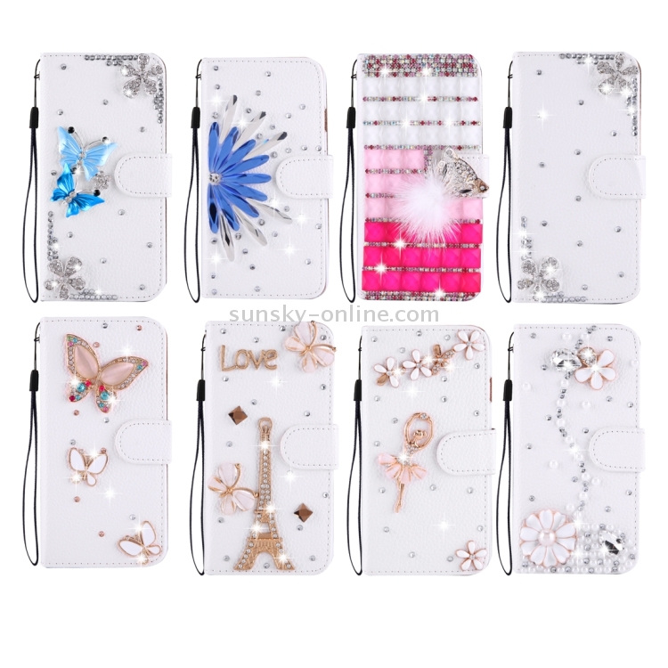 Fevelove for iPhone 8 & 7 Diamond Encrusted Leopard Head Pattern ...