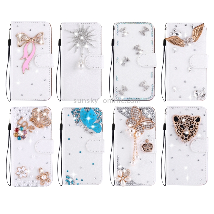 Fevelove for iPhone 8 & 7 Diamond Encrusted Leopard Head Pattern ...