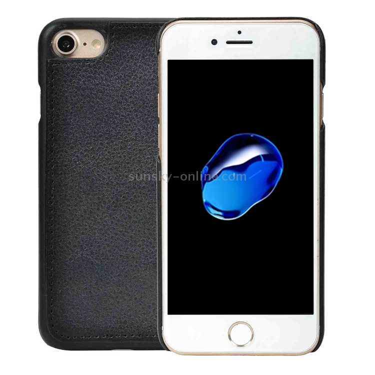 For iPhone 8 & 7 Separable Litchi Texture Zipper Horizontal Flip ...