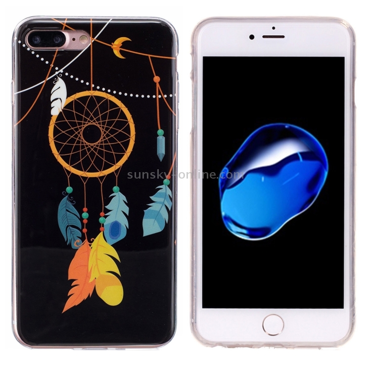 สำหรับ iPhone 8 Plus และ 7 Plus Noctilucent Wind Chimes Pattern ฝีมือ ...