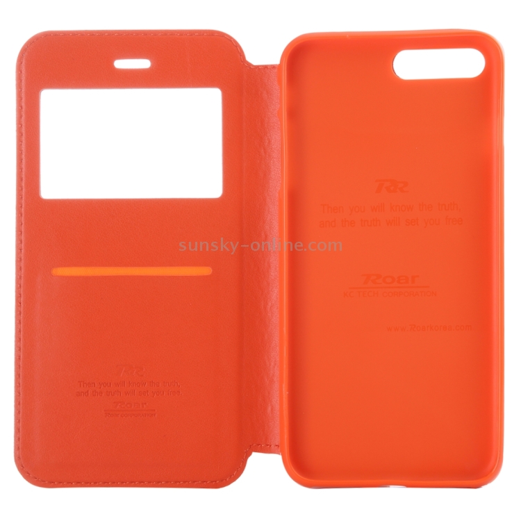 For iPhone 8 Plus & 7 Plus Crazy Horse Texture Horizontal Flip Leather ...