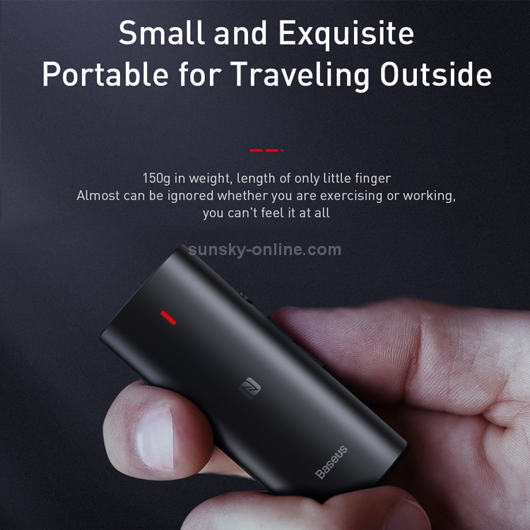 Baseus BA03 Immersive Virtual 3D Audio Bluetooth Adapter(Black)