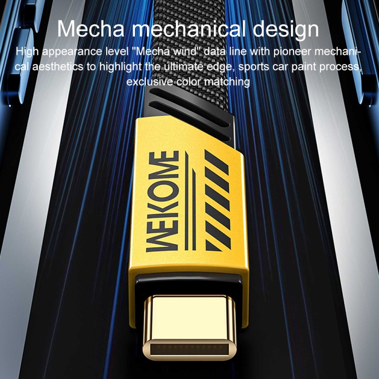 WK WDC-190i Mech Series 2.4A USB ถึง 8 พินสายเคเบิลข้อมูลการชาร์จอย่าง ...