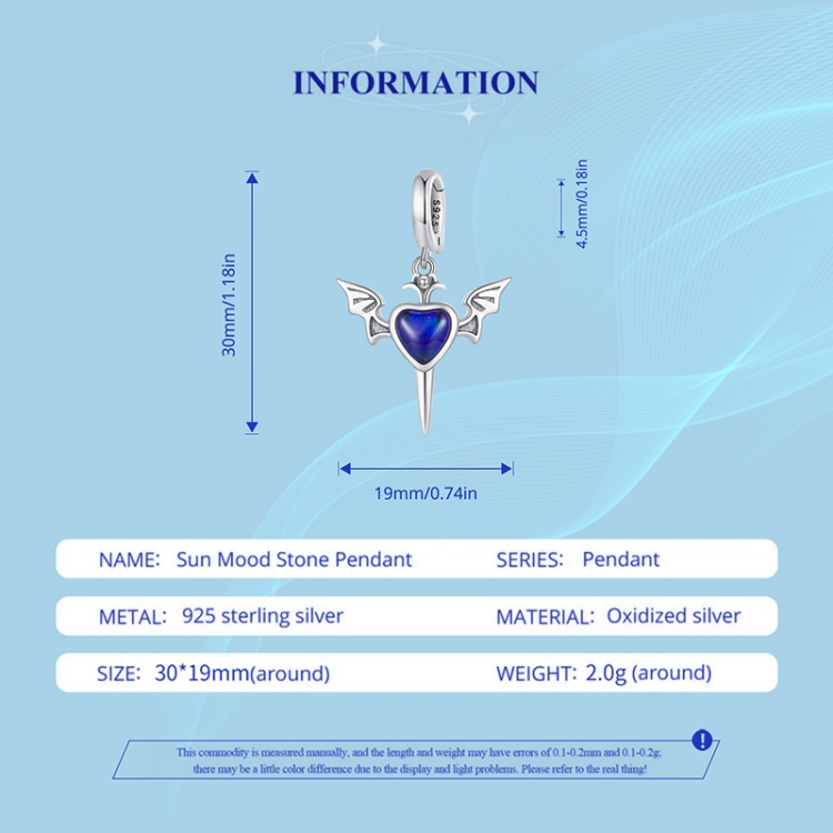 SCC2559 Sterling Silver S925 Temperature Sensitive Discoloration DIY ...
