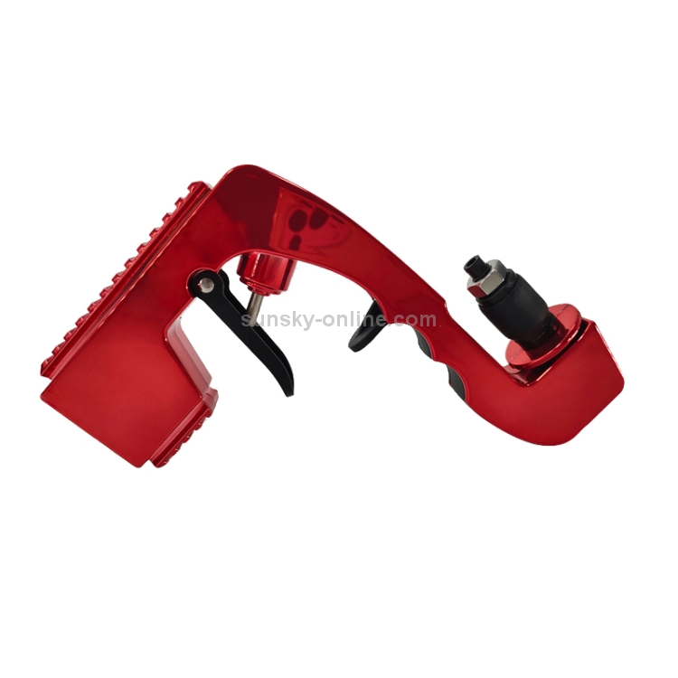 Zinc Alloy Bubbly Blaster Champagne Bottle Squirt Gun Bar Tool(Red)