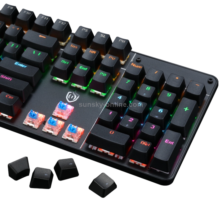 HJK900-10 104 teclas, teclado comum de duas cores e retroiluminação ...