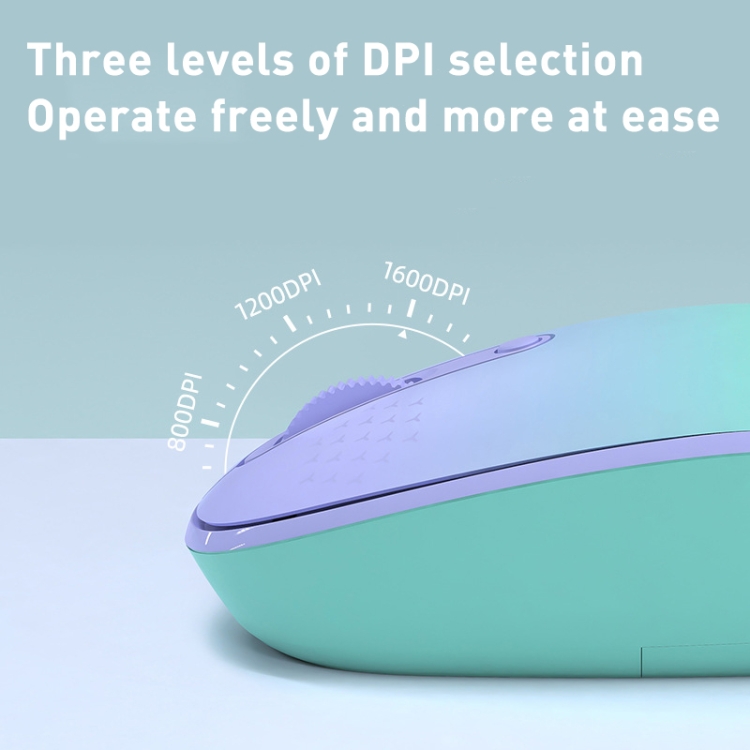 FOETOR E370 ปิดเสียงเมาส์ไร้สาย (สีแดง)