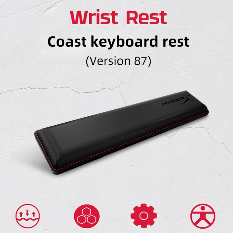 HyperX HWRT1 Coastal Gaming Memory Foam Keyboard Pillow Holder,Size: L ...