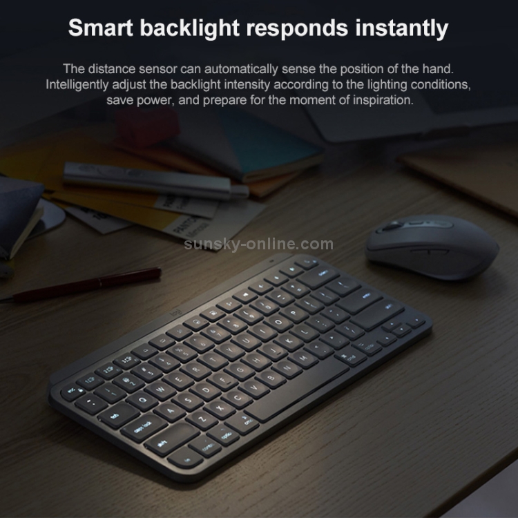 Logitech MX Keys Mini Wireless Bluetooth Ultra-thin Smart Backlit ...