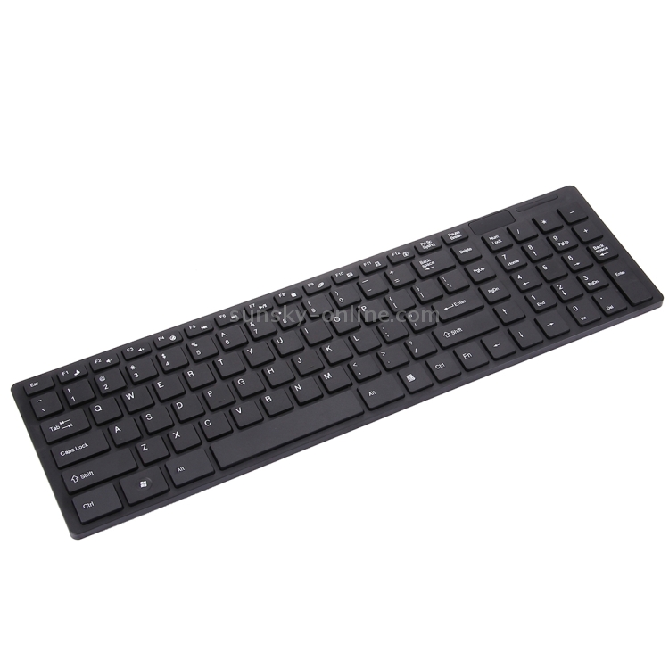 JK-906 2.4GHz Wireless 102 Keys Ultrathin Keyboard with Keyboard Cover ...