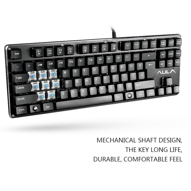 AULA F2012 Contractor Series 87 คีย์แป้นพิมพ์สำหรับเล่นเกมแบบมีสาย USB ...