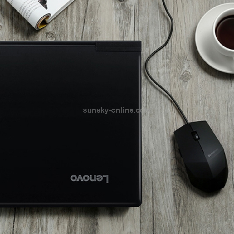 Lenovo M300 Multi-function Diamond Shape Wired Mouse (Black)