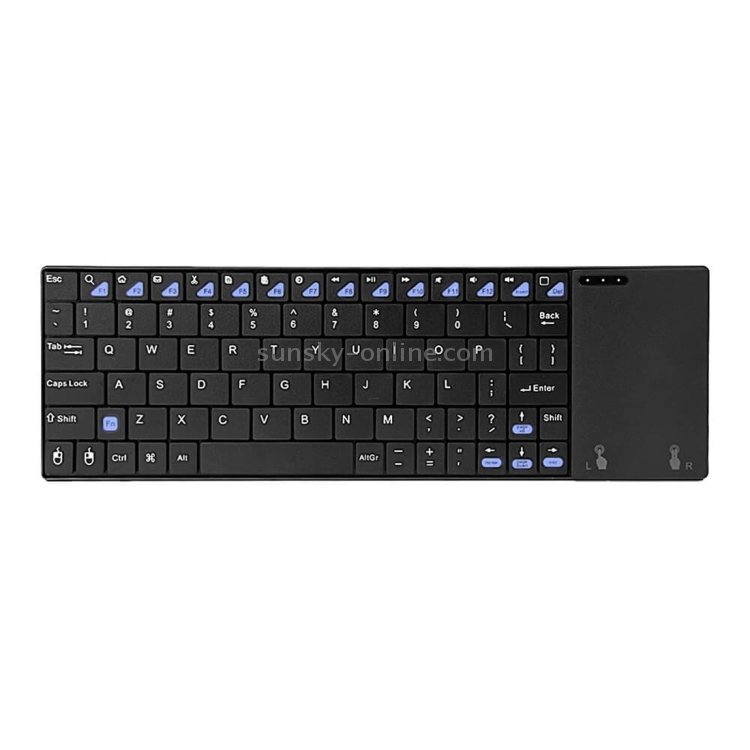 MINIX NEO K2 Air Mouse 80 키 QWERTY 2.4GHz 미니 충전식 무선 키보드, PC, 태블릿, CE ...