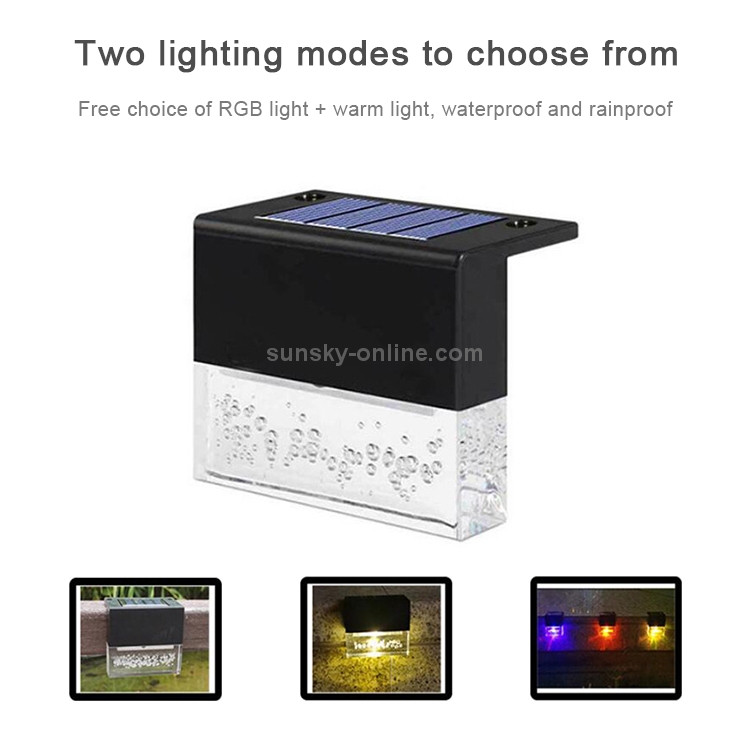 6 개의 Pcs Led 태양 갑판 빛 방수 정원 가정 차도 계단 외부 벽